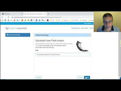 Hosting a Python Flask project on PythonAnywhere's free server - YouTube