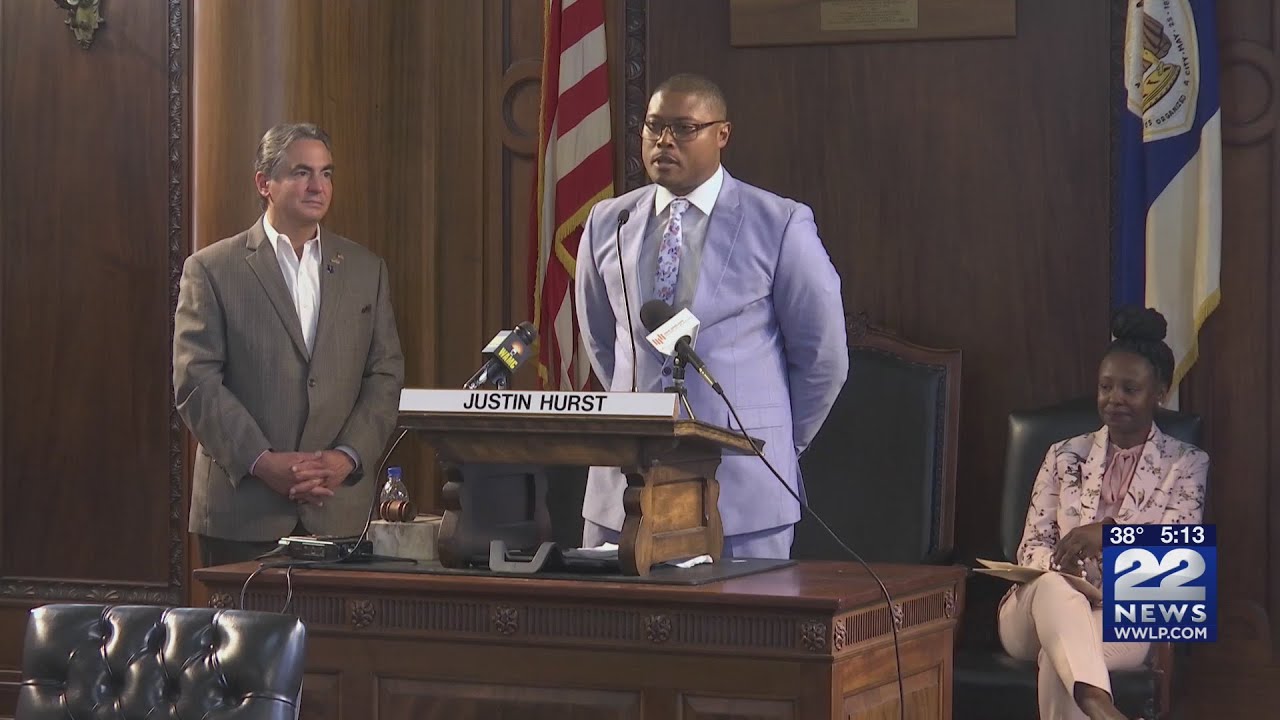 Springfield city councilor Justin Hurst announces mayoral run - YouTube