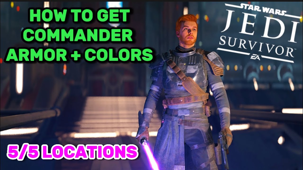 How to get the COMMANDER ARMOR in Jedi Survivor | ALL LOCATIONS - YouTube
