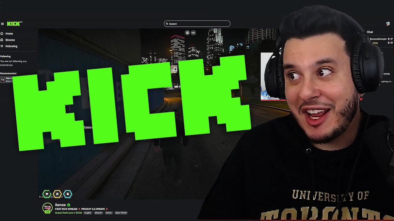 Ramee's First KICK Stream! | Time2RP | GTA | CG - YouTube