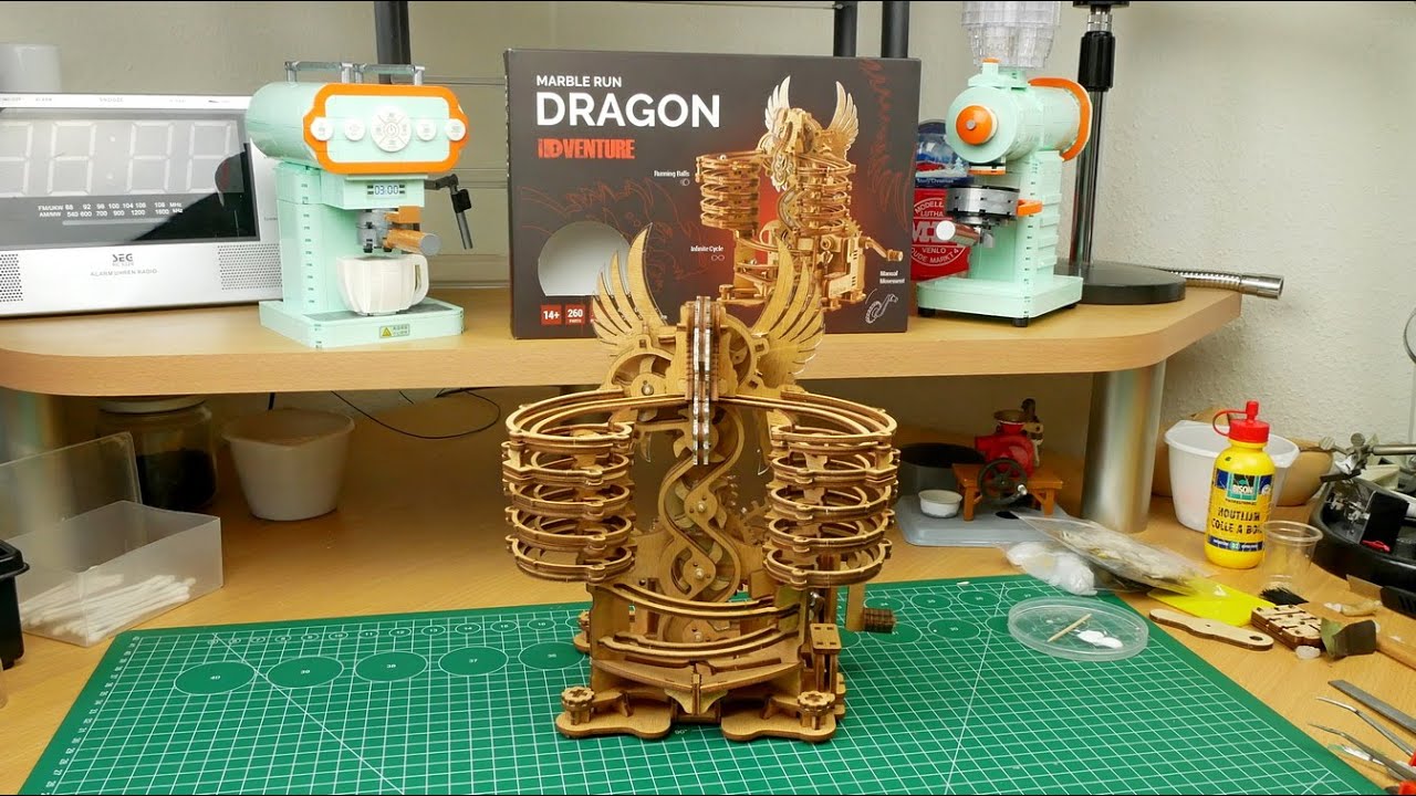 Building the iDventure Dragon Marble Run – Final - YouTube