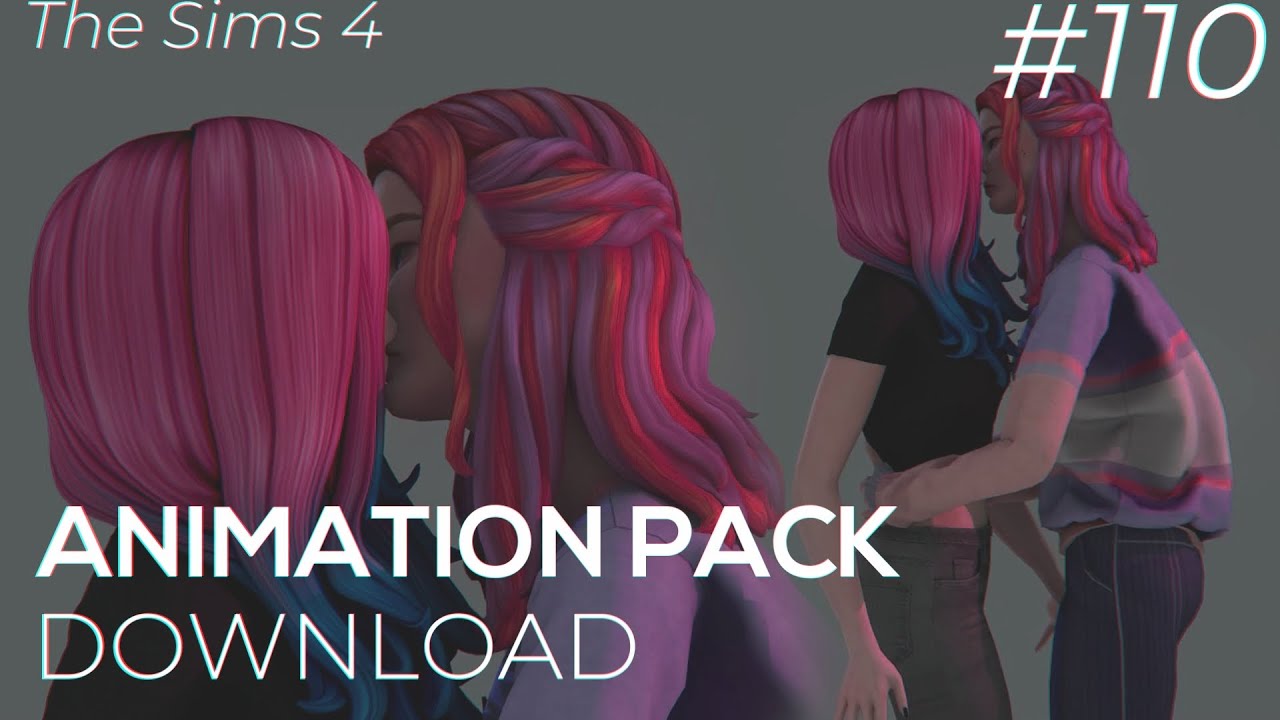 [The Sims 4] Animation Pack 110 (DOWNLOAD) couple, romantic , kiss ...