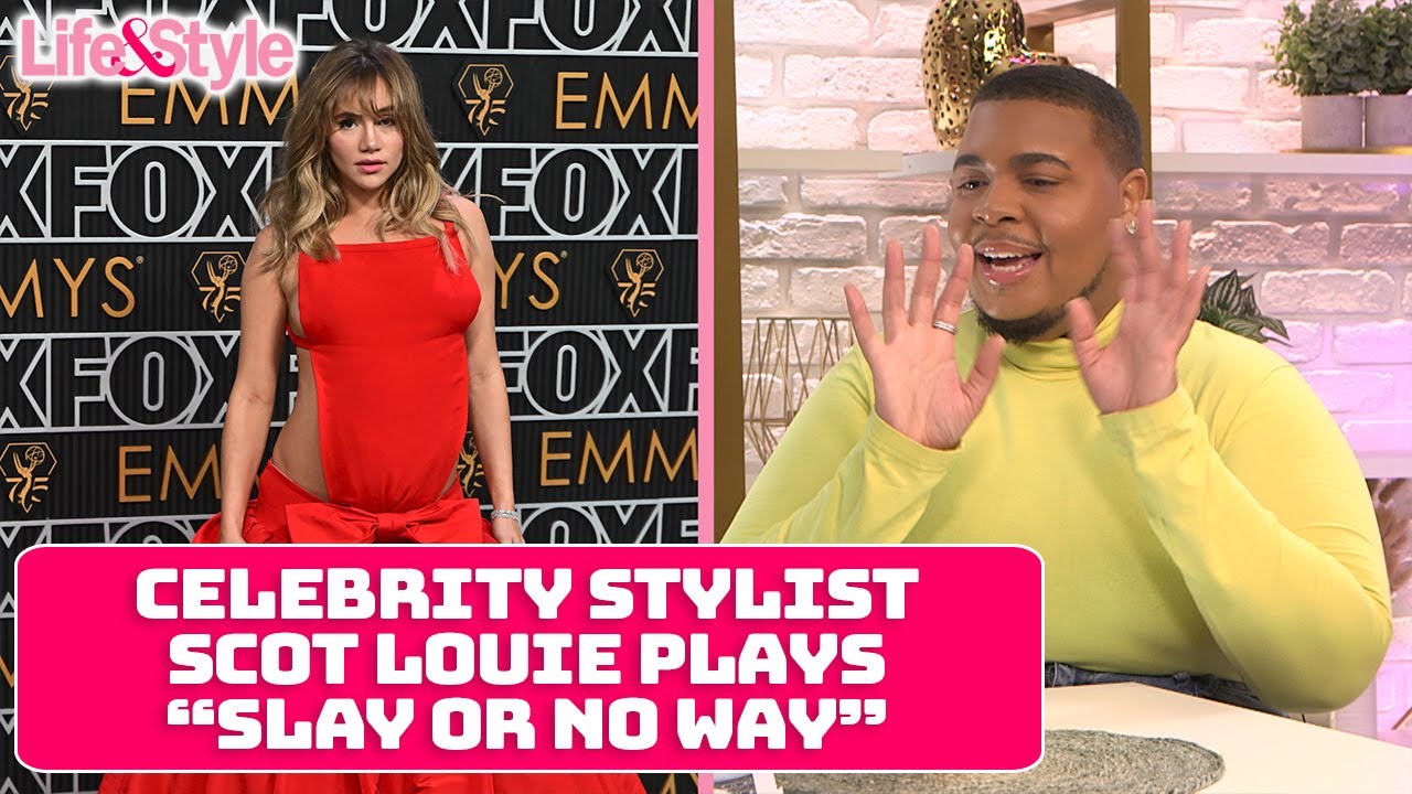 Celebrity Stylist Scot Louie Rates Emmys and Golden Globes Looks - YouTube