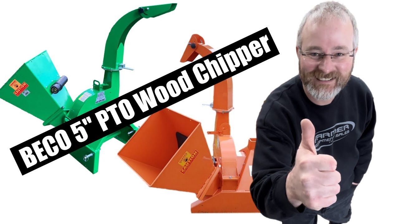 Overview of the BECO 5" PTO Wood Chipper and online ordering process ...