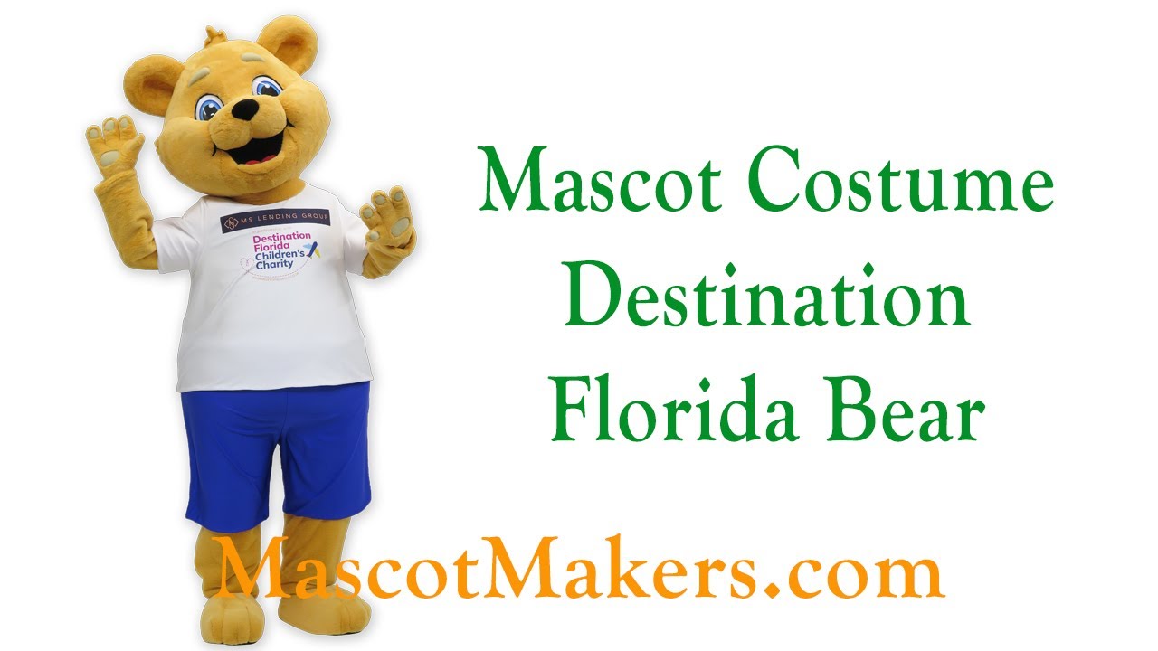 Destination Florida Bear Mascot Costume for Destination Florida ...