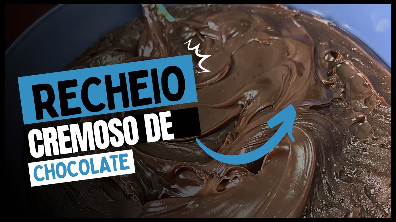 Recheio cremoso de chocolate - YouTube