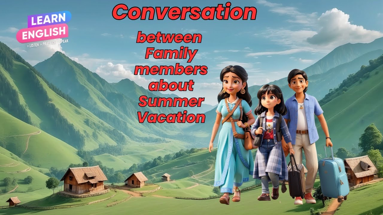 Conversation between Family members about Summer Vacation | Easy ...
