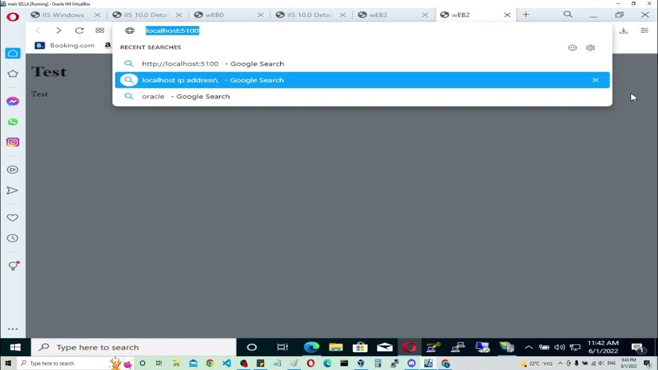 Display app in IIS as localhost with port number. - YouTube