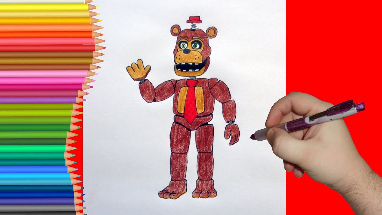 How To Draw Nedd Bear Fnaf Как нарисовать Недд Бира ФНаФ Youtube