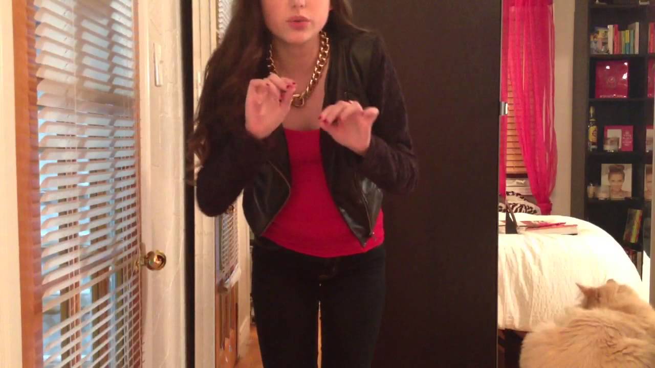 OOTD: Jeans & Red Shirt - YouTube