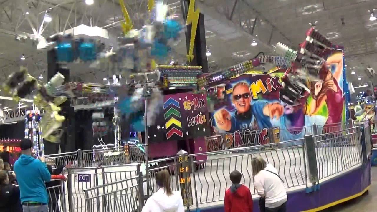Re-mix ride at the ix indoor amusement park - YouTube