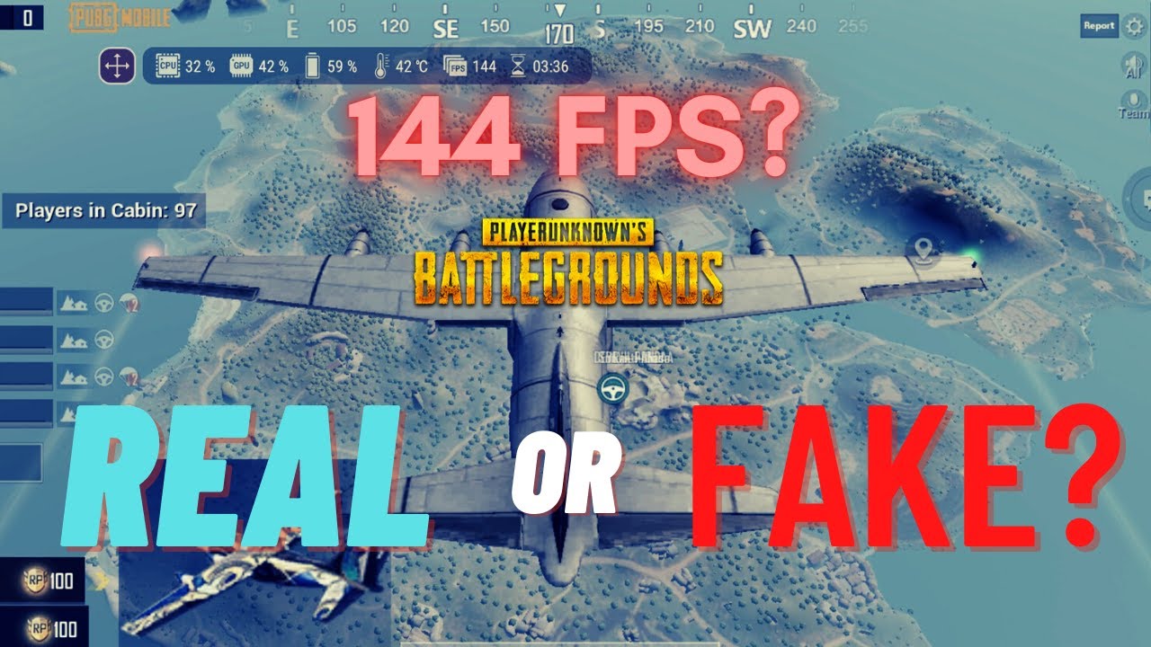 144 FPS in PUBG Mobile | Real or Fake? | Asus ROG Phone 3 144 FPS ...