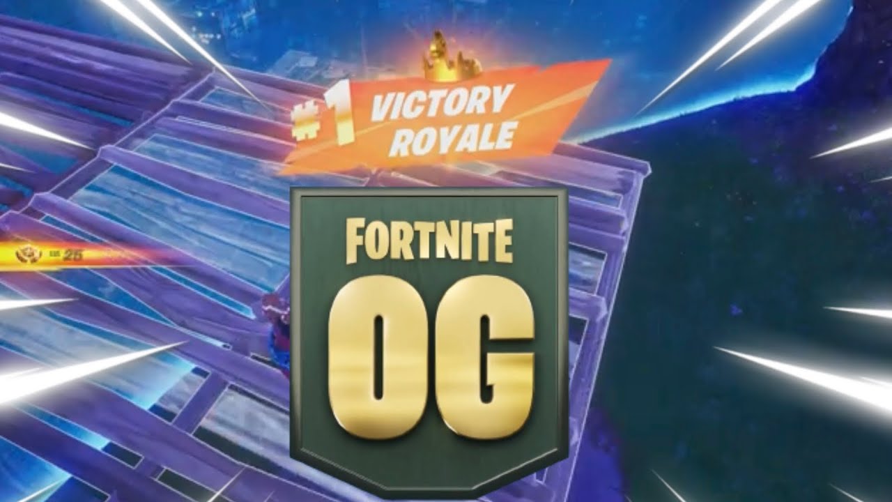 First Game on Solo getting a Victory Royale in OG Fortnite - YouTube