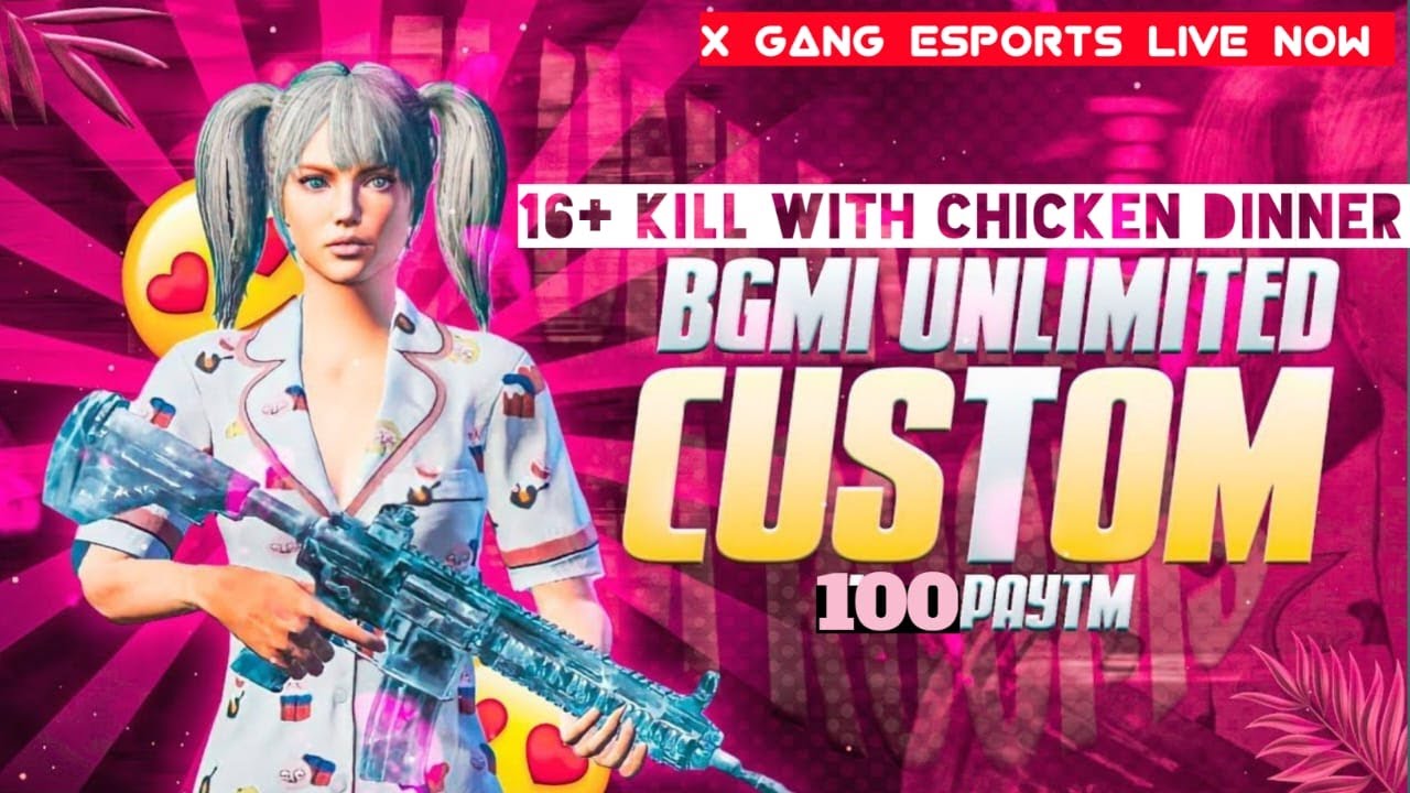 BGMI Live Custom Room With Prize | BGMI Live Unlimited Rooms| Bgmi ...