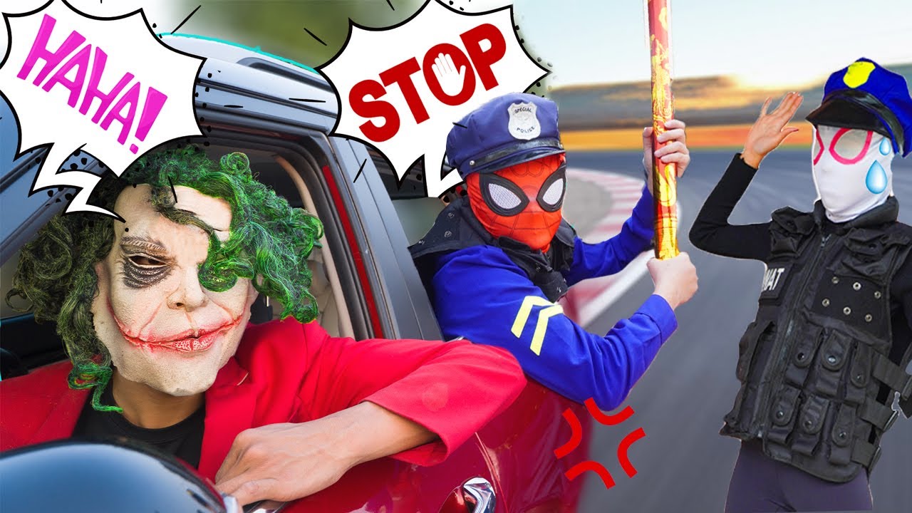 Team Superhero SWAT In Real Life #1 || Joker Steal Watermelon Spider ...