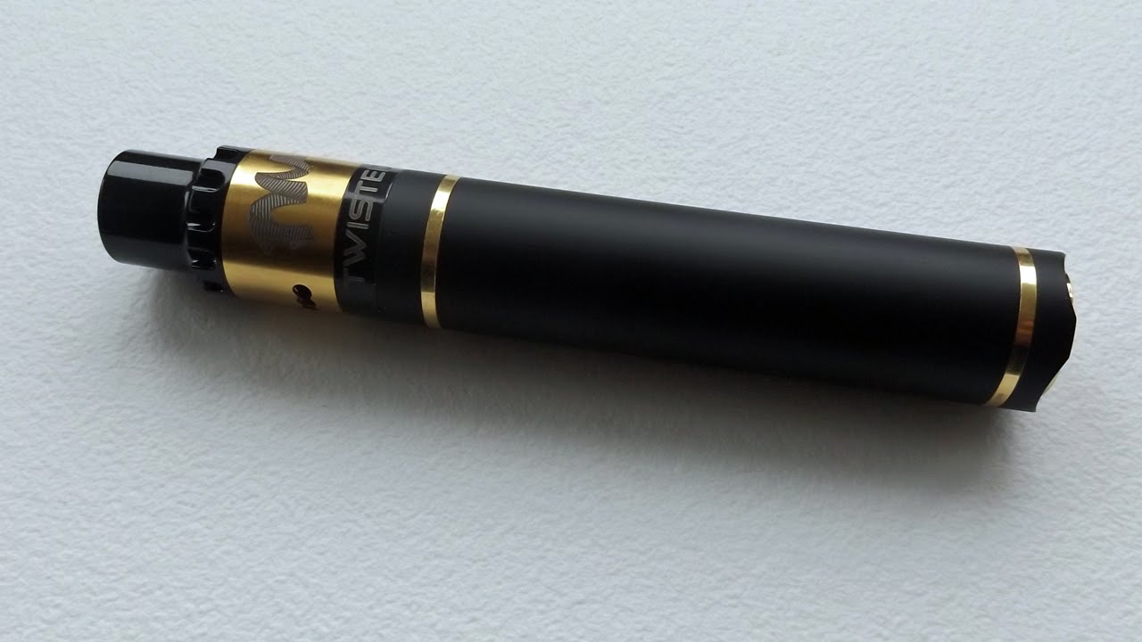 Twisted Messes Black/Gold RDA Clone - Review - YouTube