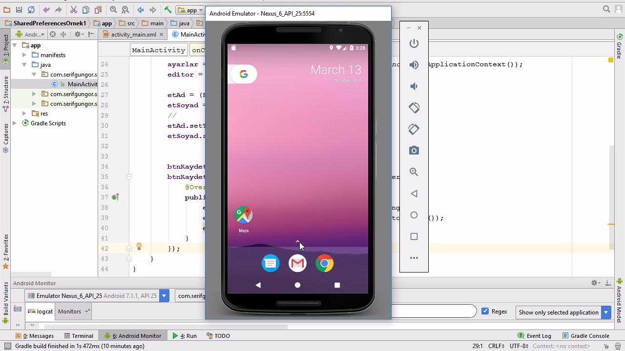 Android ile Mobil Programlama - Akşam#Shared Preferences, Menü Oluşturma - YouTube