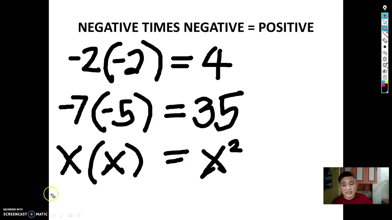 Laws of signed numbers - YouTube