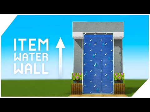 Cara Membuat Item Water Wall - Minecraft Tutorial Indonesia - YouTube