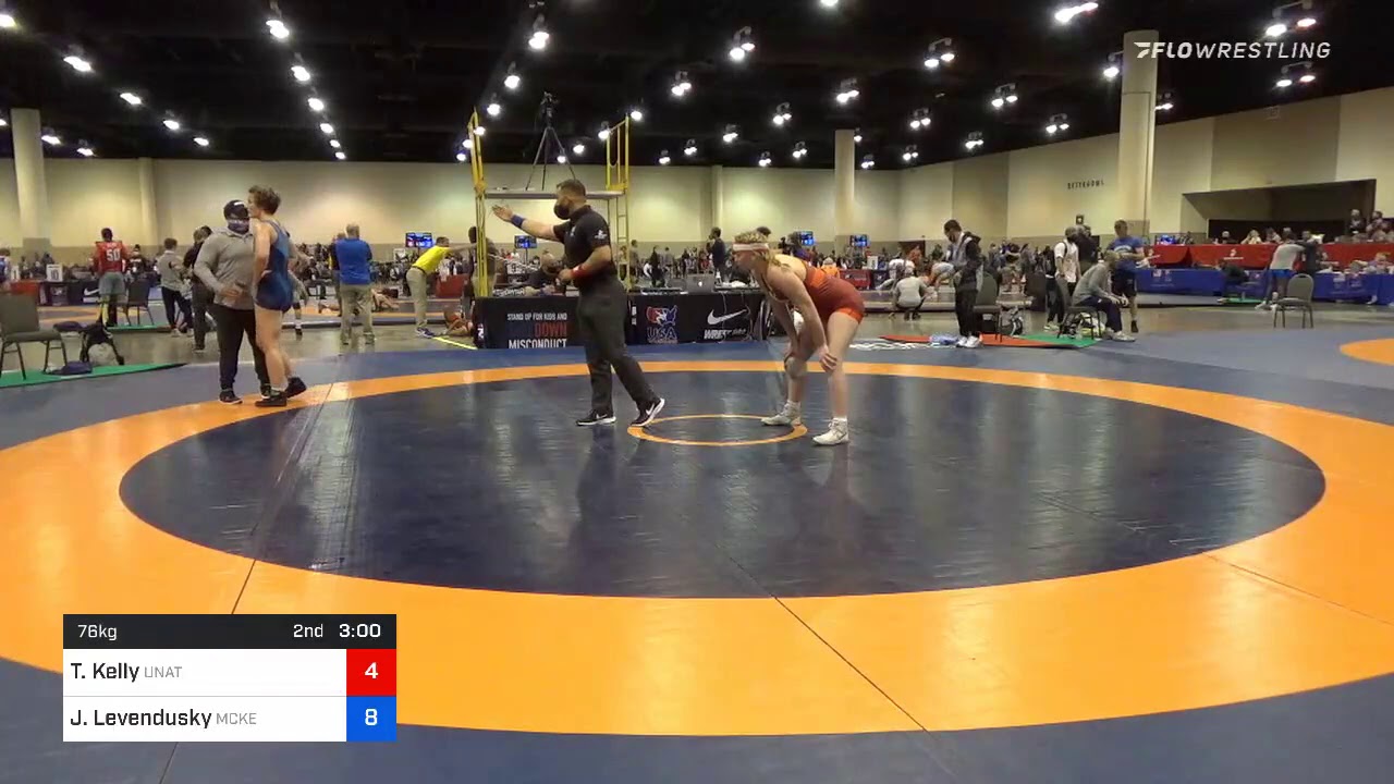 76 Kg Consolation Tristan Kelly Unattached Vs Joye Levendusky McKendree ...