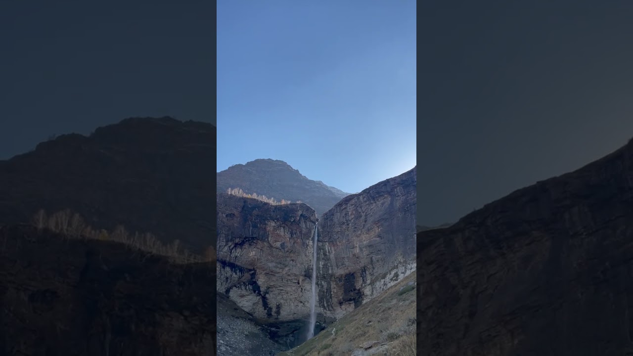 Pretty scary waterfall #shorts - YouTube