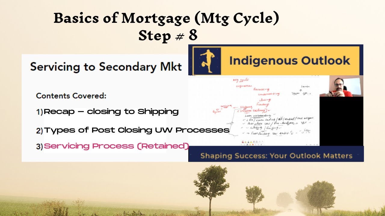 Step 8, Basics of Mortgage, Recap & Servicing (Retained) - YouTube