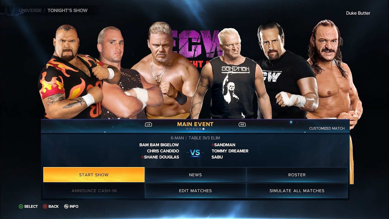 ECW Originals vs The Triple Threat | Table tag - YouTube