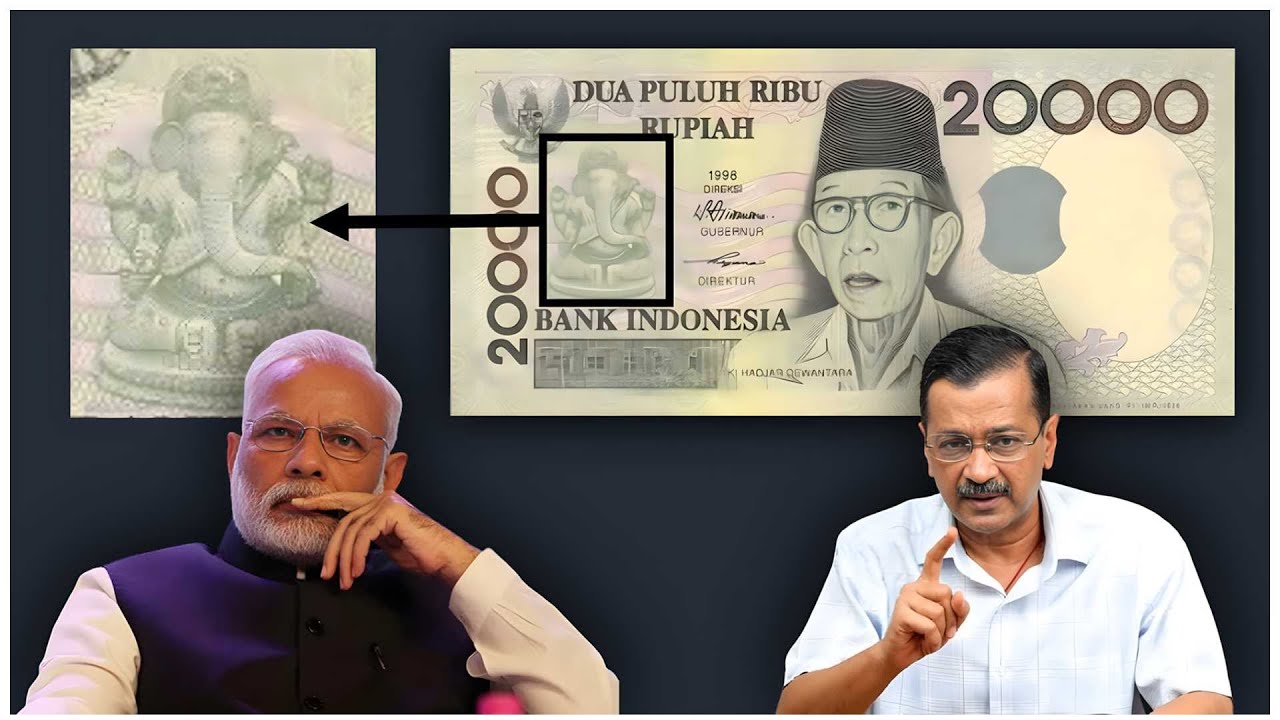 The Indonesian banknote featured Lord Ganesha from 1992 to 2008 - YouTube