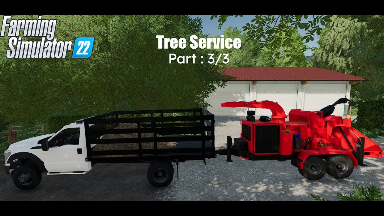 Picking up the logs | Tree Service Part 3 - YouTube