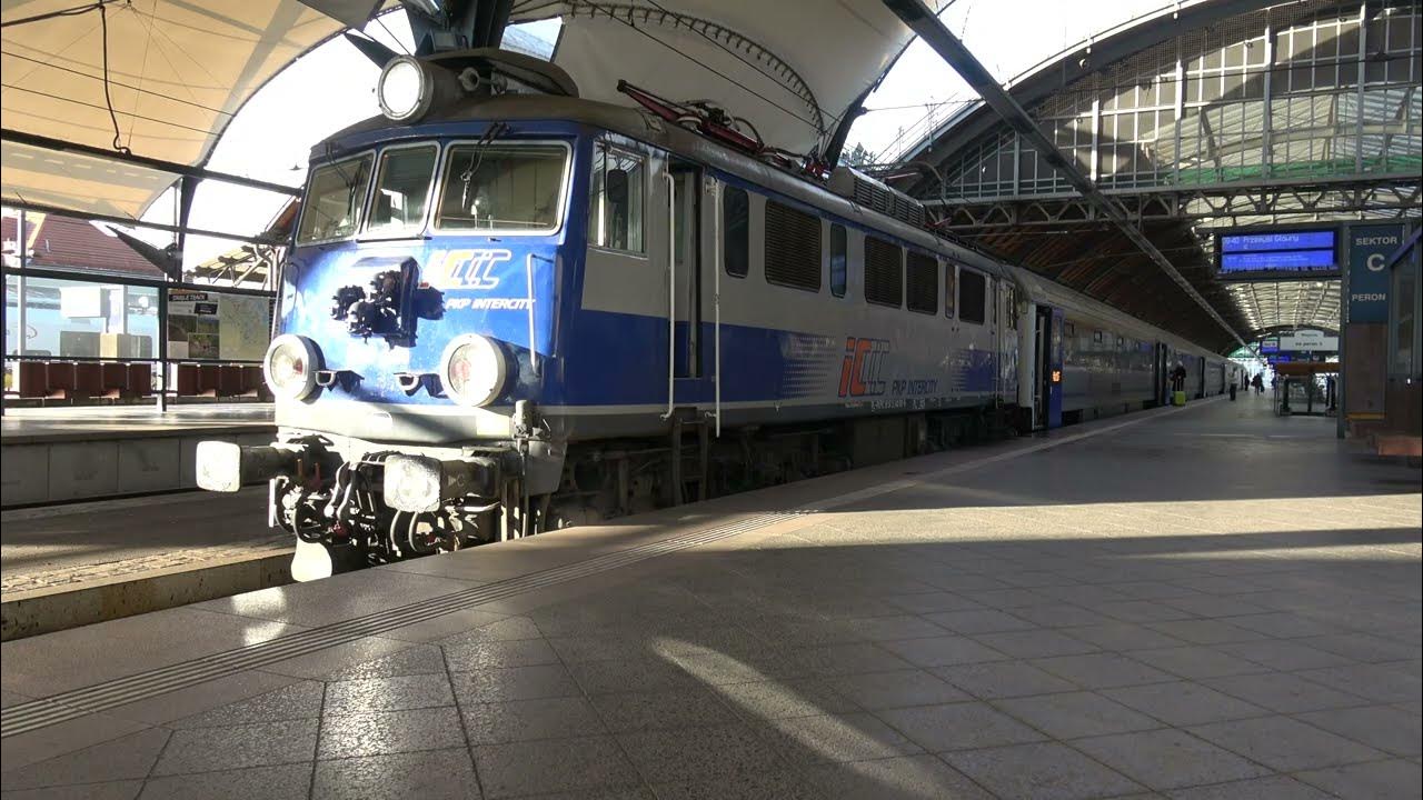EU07-038 PKP Intercity z IC 73104 - MEHOFFER Zielona Góra do Przemyśl. Wrocław Główny. NOV/2024 ...