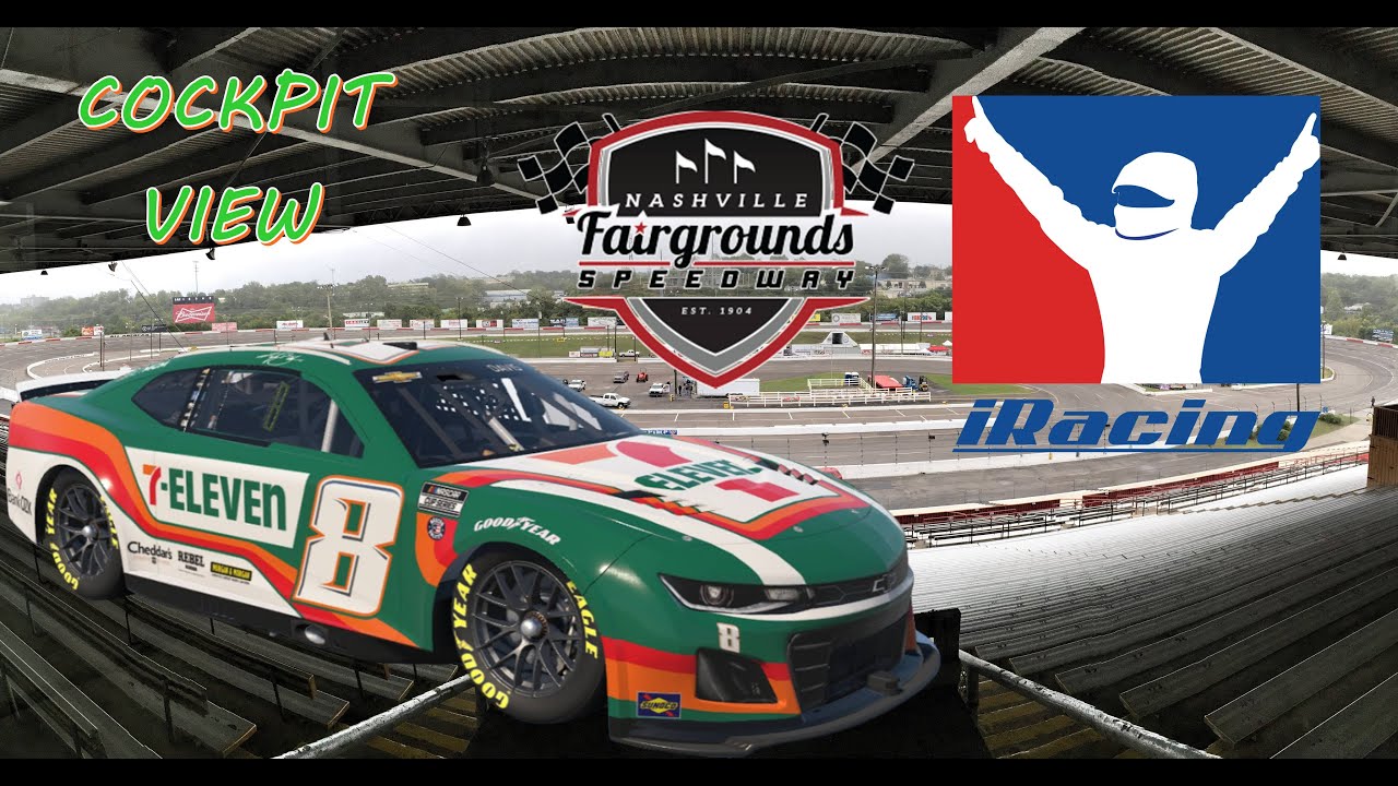 iRacing: NASCAR Cup @ Nashville Fairgrounds #8 7-Eleven Kyle Busch ...