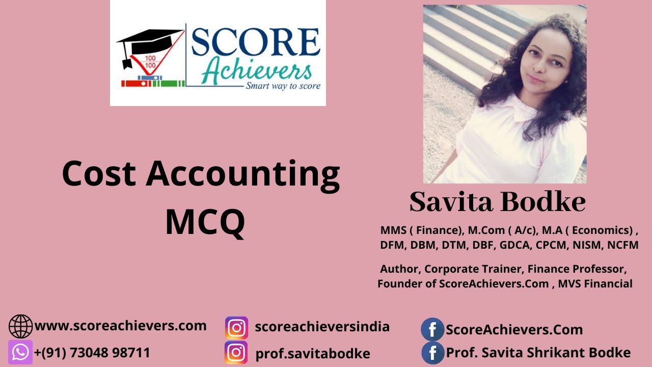 Cost Accounting MCQ TYBCom Sem 6 University Of Mumbai Most cost-accounting-mcq-tybcom-sem-6-university-of-mumbai-most
