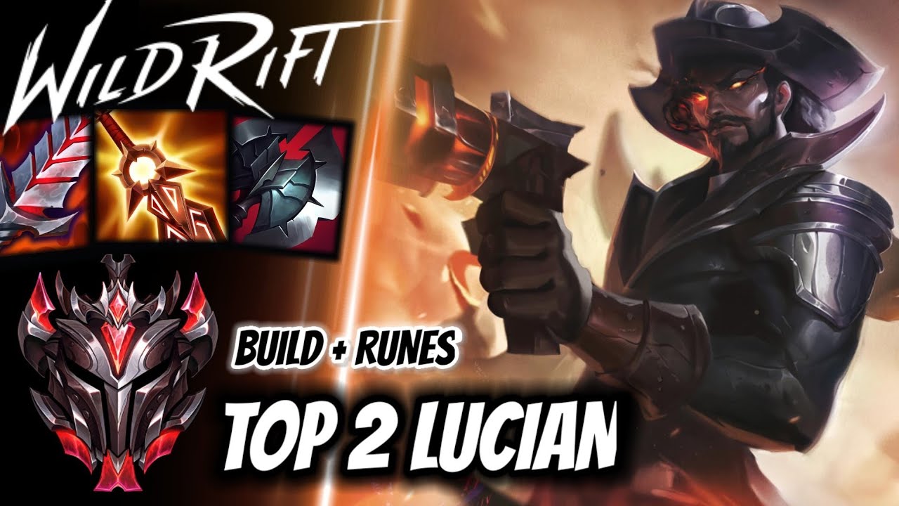 Wild Rift Top 2 Lucian - Grandmaster Full Ranked - YouTube