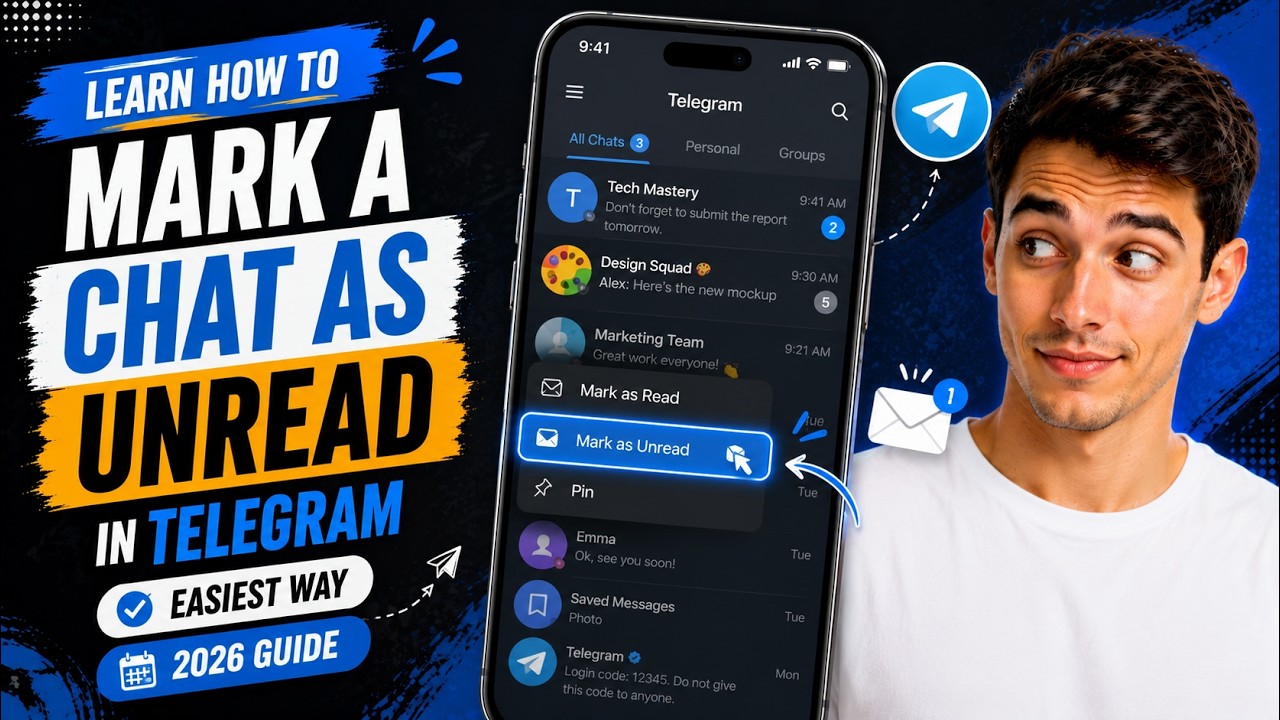 How to mark a chat as unread in Telegram (Easiest Way)(2026 Guide ...