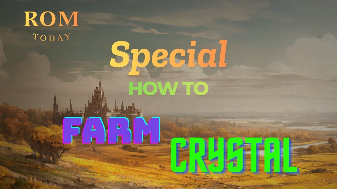 Rom: Golden Age - How to Farm Crystal ( Elven Mine ) - YouTube