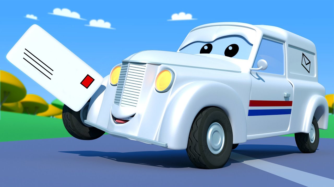 Troy The Train - Peter The post car 2 - Car City ! Train Cartoon for ...