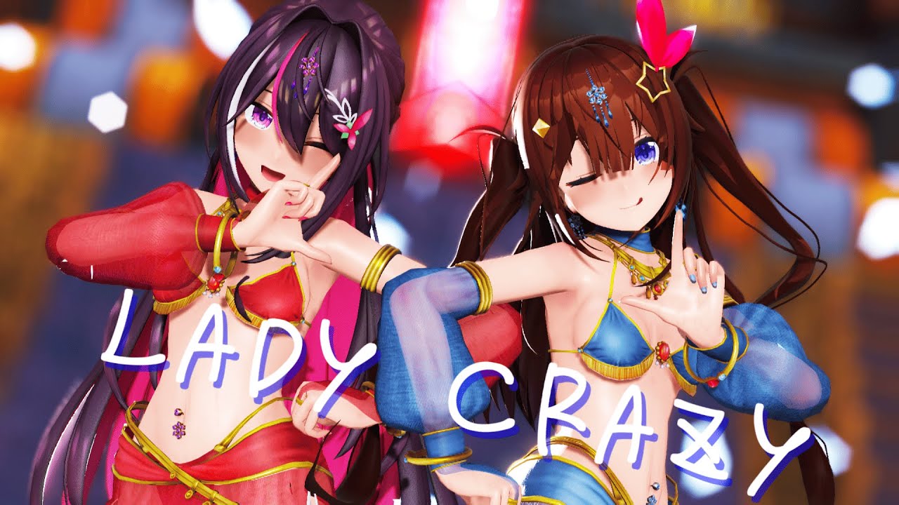 【ホロライブMMD】『LADY CRAZY』 4k ときのそら azki #mmdホロライブ #LADYCRAZY - YouTube