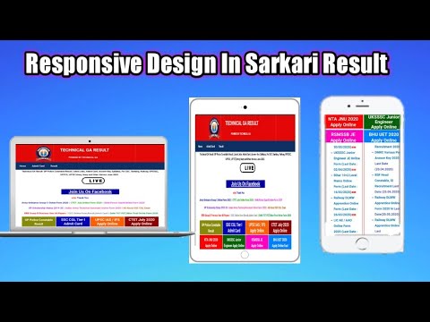 How To Create Sarkari Result Website | Make a Fully Responsive Website - YouTube