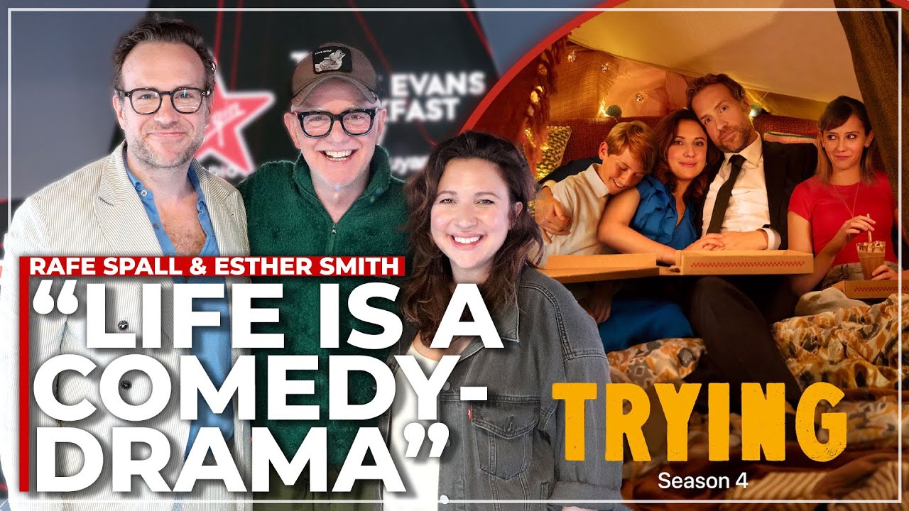 Rafe Spall and Esther Smith Know The Key To Trying's Success 👨‍👩‍👧‍👦 ...