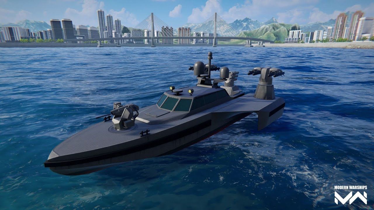 New USV - RD09 Marlin - Short Review and Gameplay - Modern Warships ...