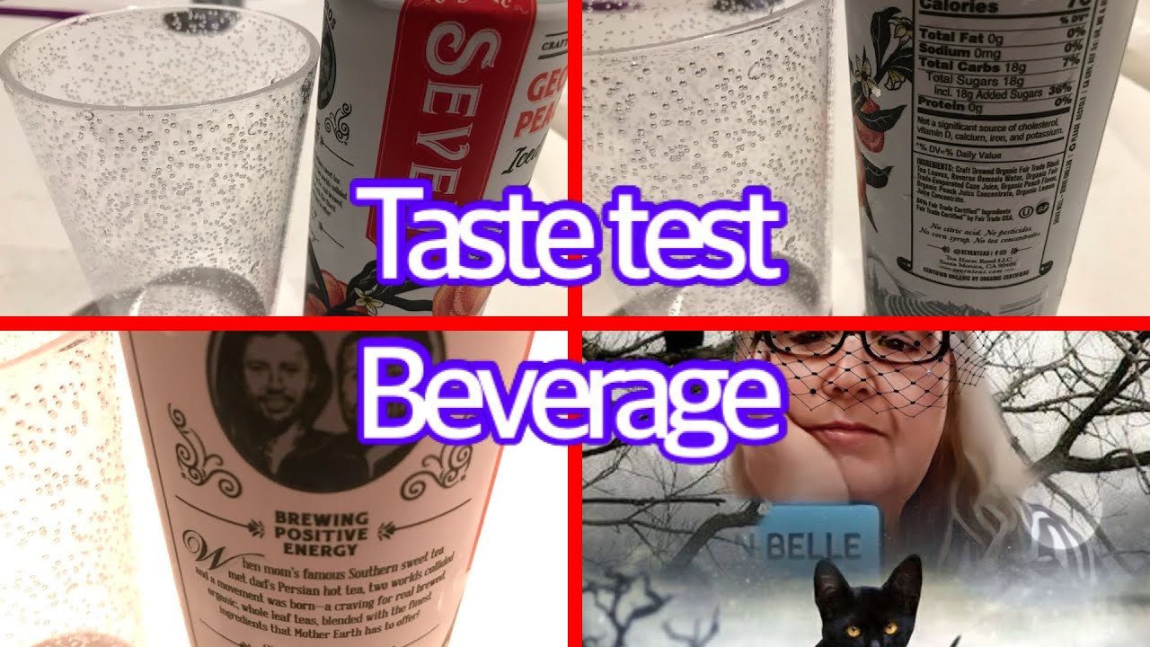 A Beverage peach tea taste test - YouTube