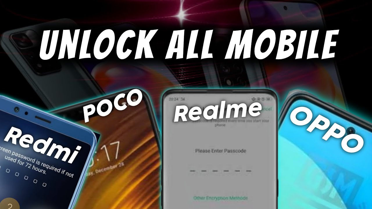 Unlock All Oppo Redmi Realme POCO Password Lock in just 2 minutes - YouTube