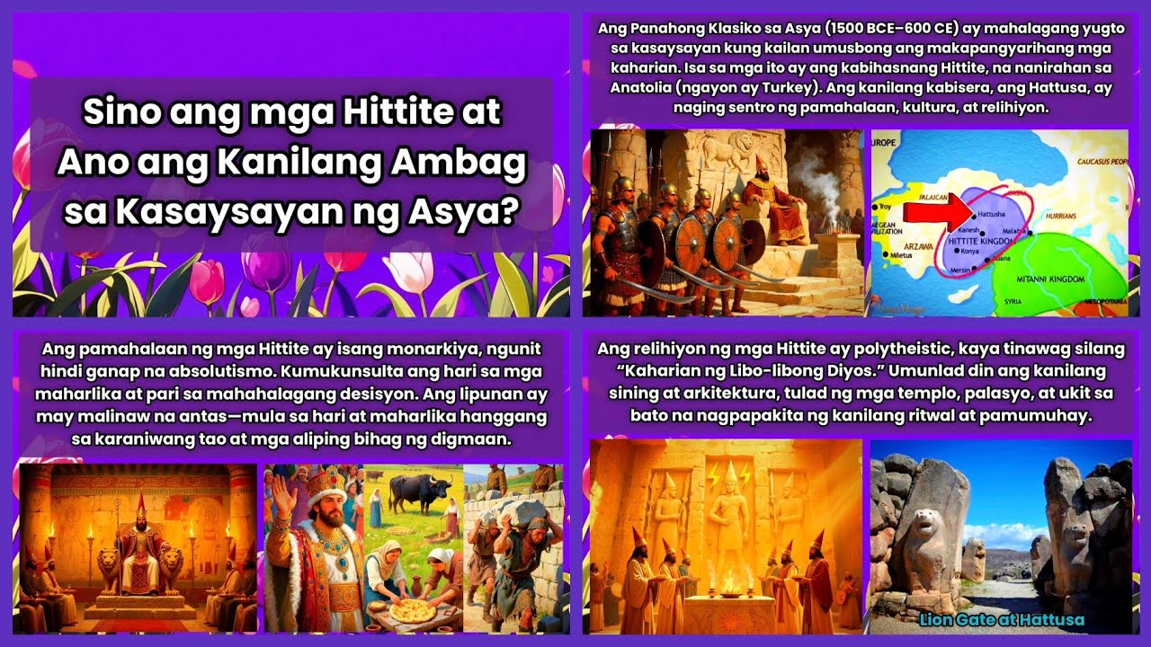 💟 (ARALPAN) Sino ang mga Hittite at Ano ang Kanilang Ambag sa ...