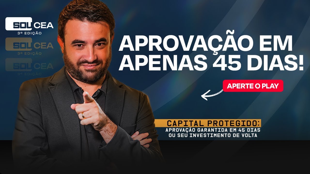 SOU CEA | Aprove na CEA com 100% de garantia | Prof. Edgar Abreu - YouTube