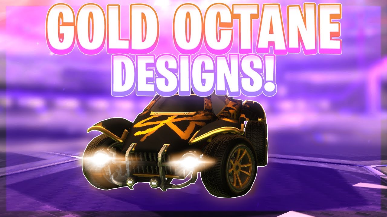 The 10 Best Gold Octane Designs Of All Time! (Rocket League Car Designs ...
