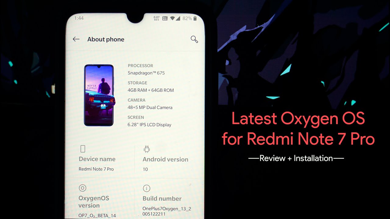 Latest Oxygen OS 10 on Redmi Note 7 Pro | Review + Installation - YouTube