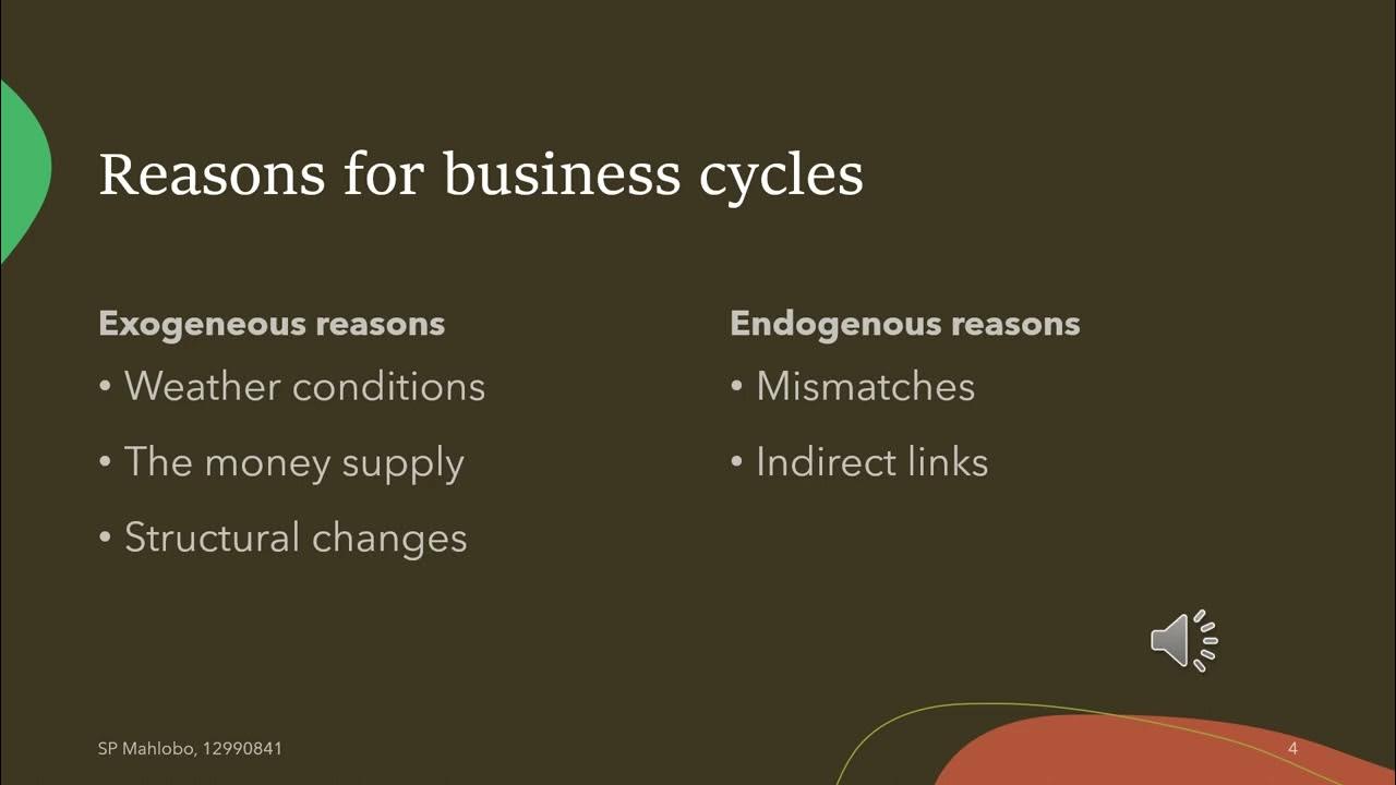 GRADE 10 ECONOMICS BUSINESS CYCLES - YouTube