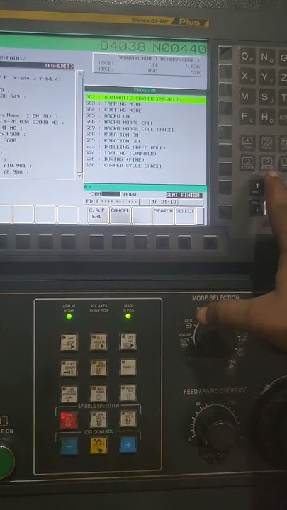 CNC & VMC Machine me G code Kaise dekhen - YouTube