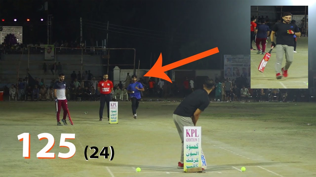 Nasir Pathan One men Army | 125 RUNS AT 24 | #cricket #cricketequipment ...