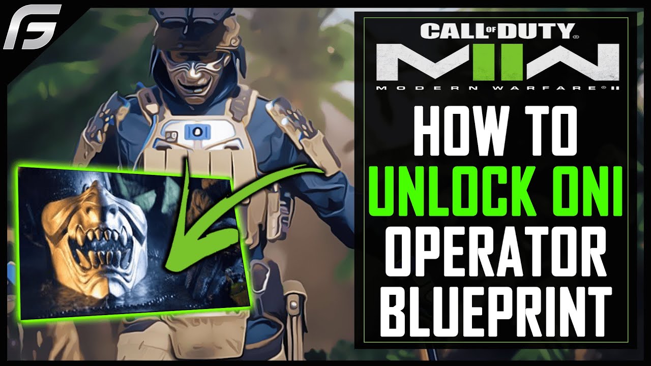 How to Unlock Modern Warfare 2 Oni Operator and Blueprint | Warzone 2 ...